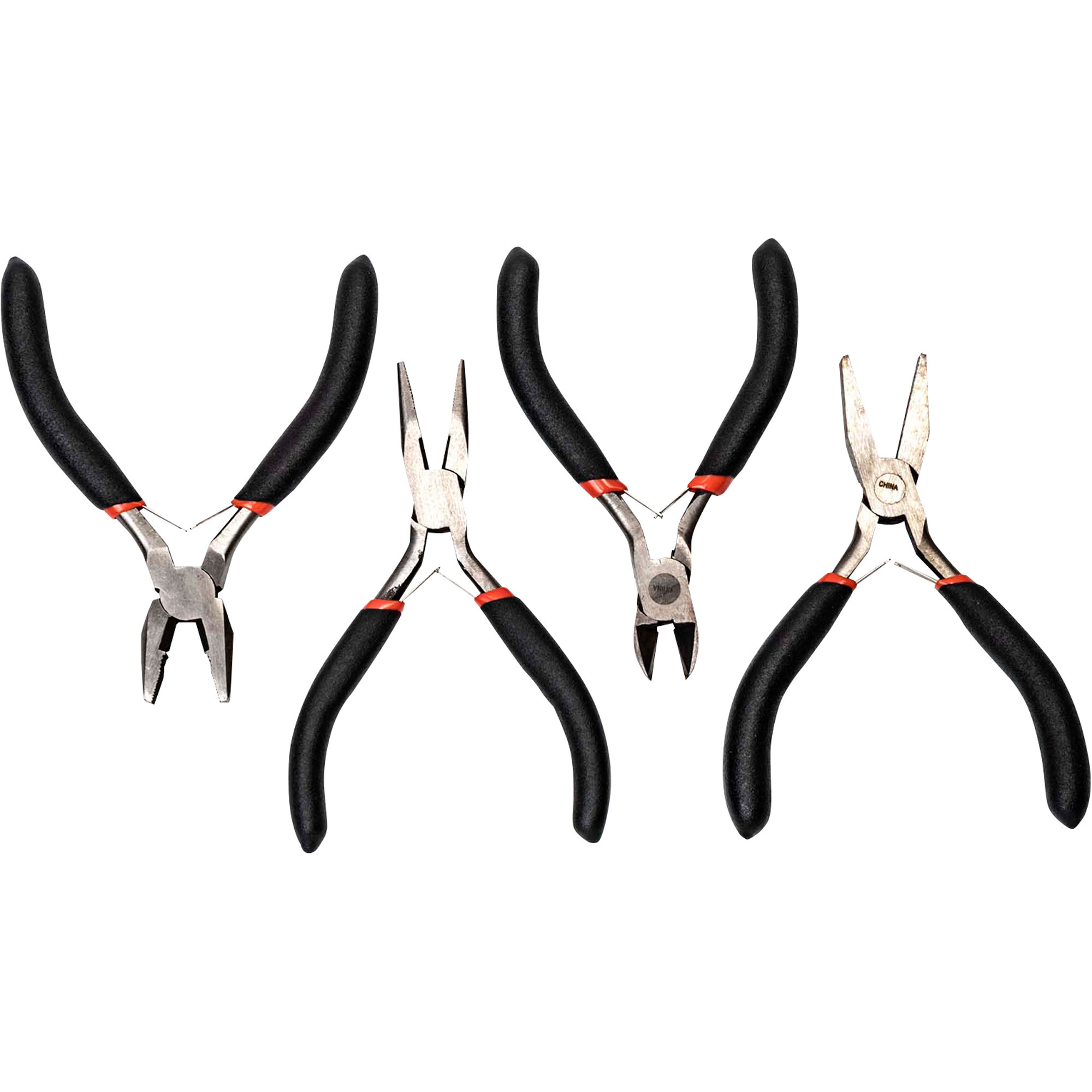 Klutch 4-Pc. Mini Pliers Set | Northern Tool